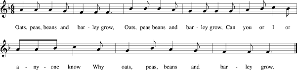 Oats, Peas, Beans and Barley Grow
